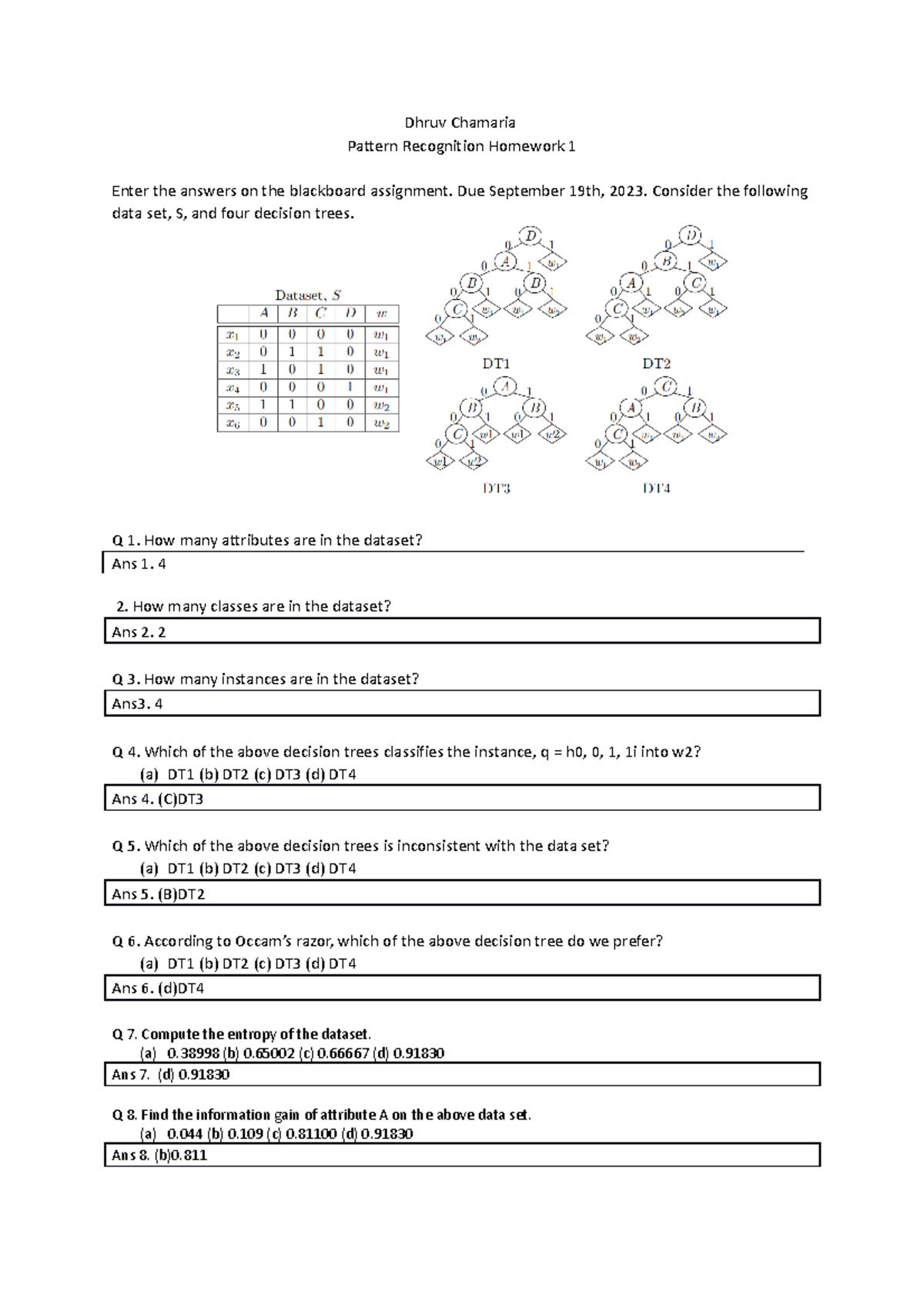 Dhruv Chamaria - Good Homework - Dhruv Chamaria Pattern Recognition ...