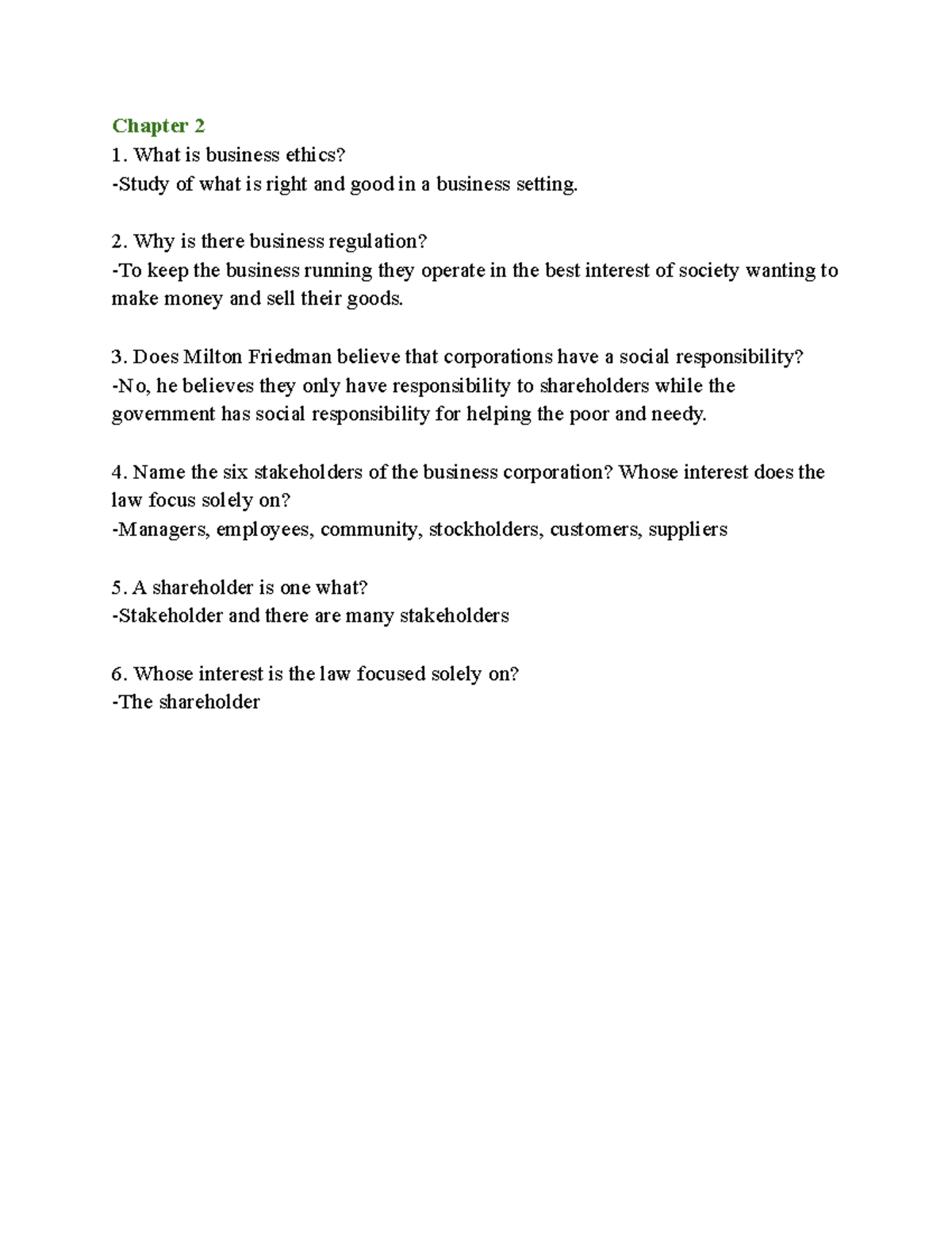 LST 240 Ch - Some questions from the study guide for this chapter ...