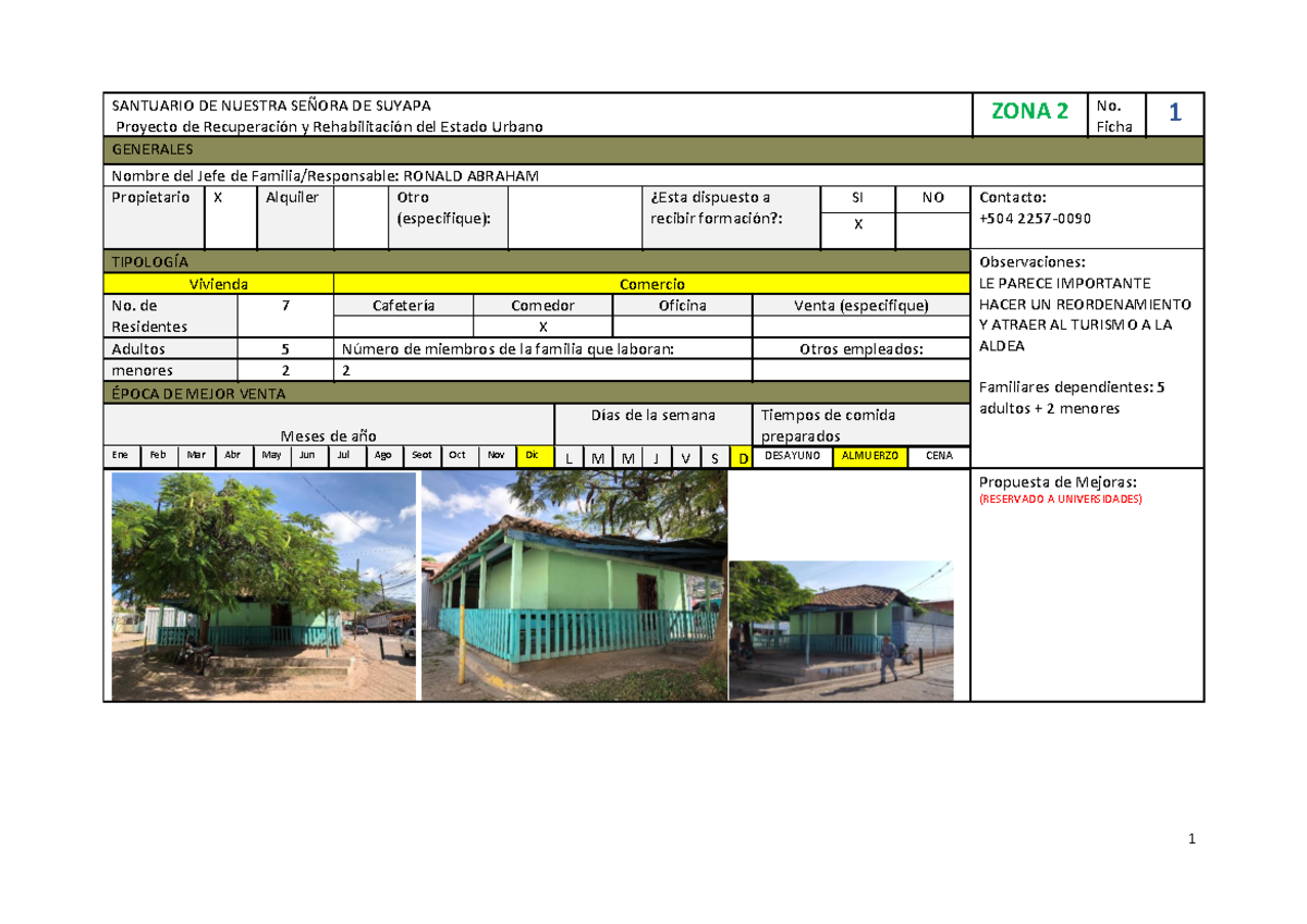 ZONA 2 - fichas - Warning: TT: undefined function: 32 Proyecto de Recuperación y Rehabilitación ...
