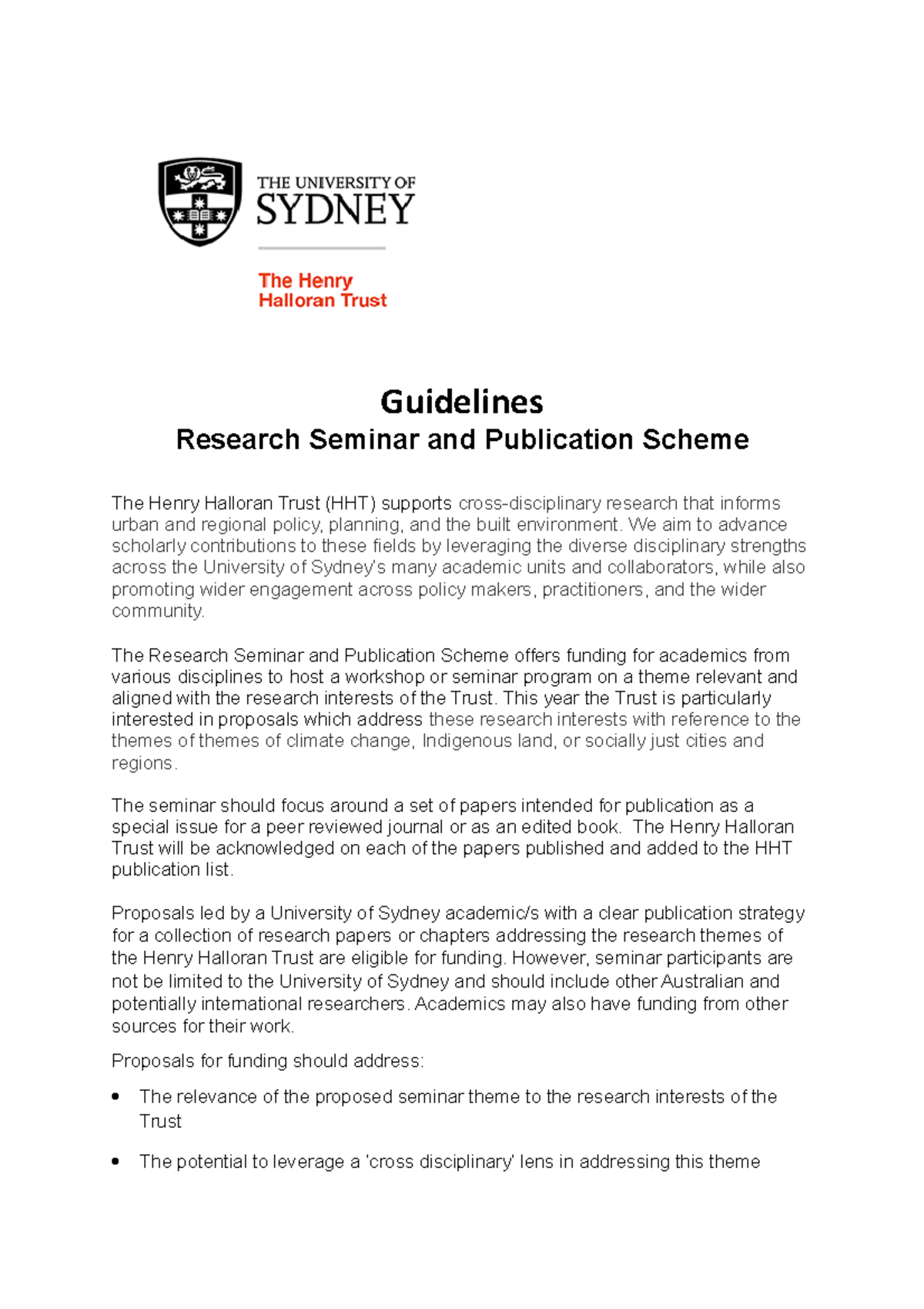 Research seminar scheme guidelines - Guidelines Research Seminar and ...