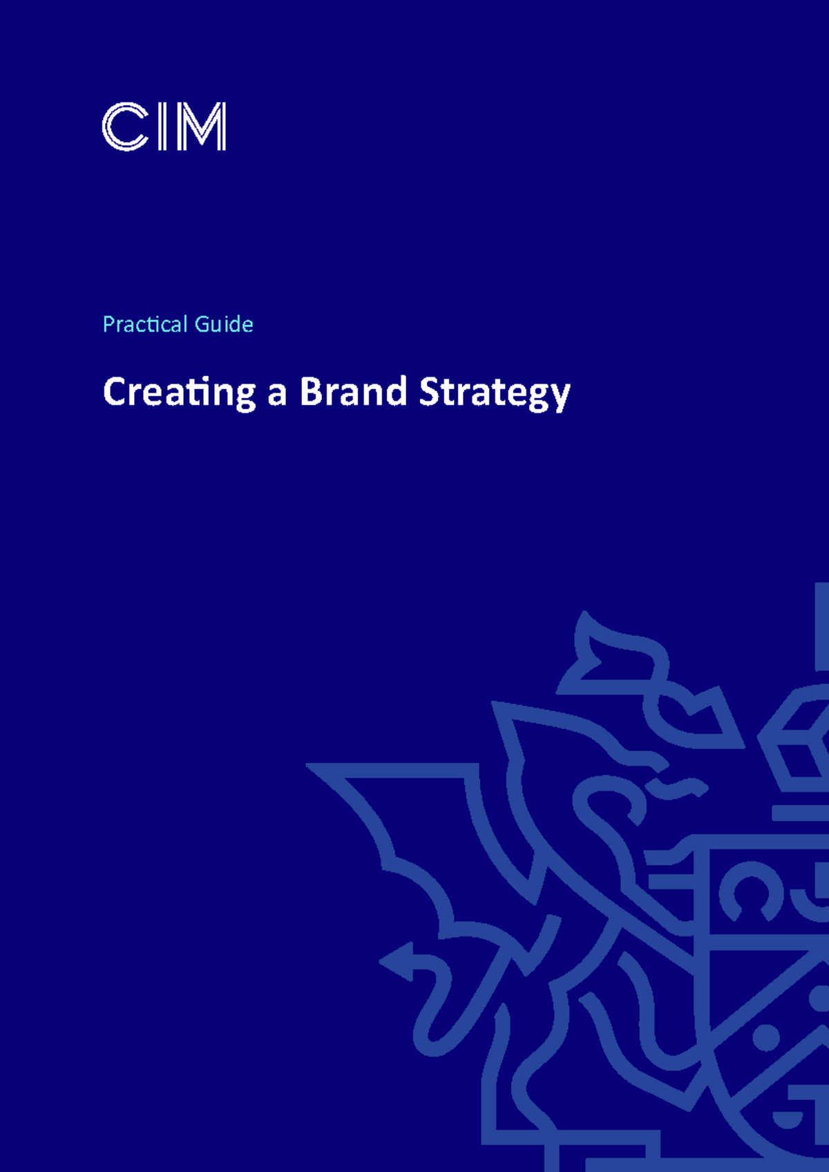 Cim practical guide creatingabrandstrategy tt - Practical Guide ...
