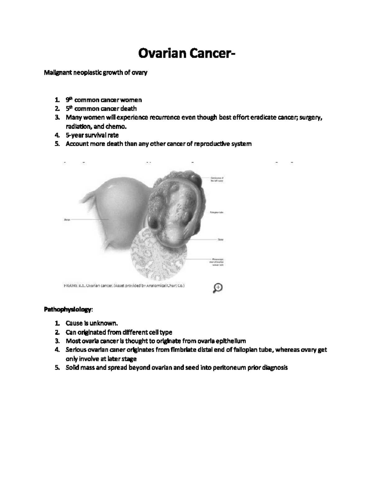 Female reproductive cancer - REGN - 24 - MC - Studocu
