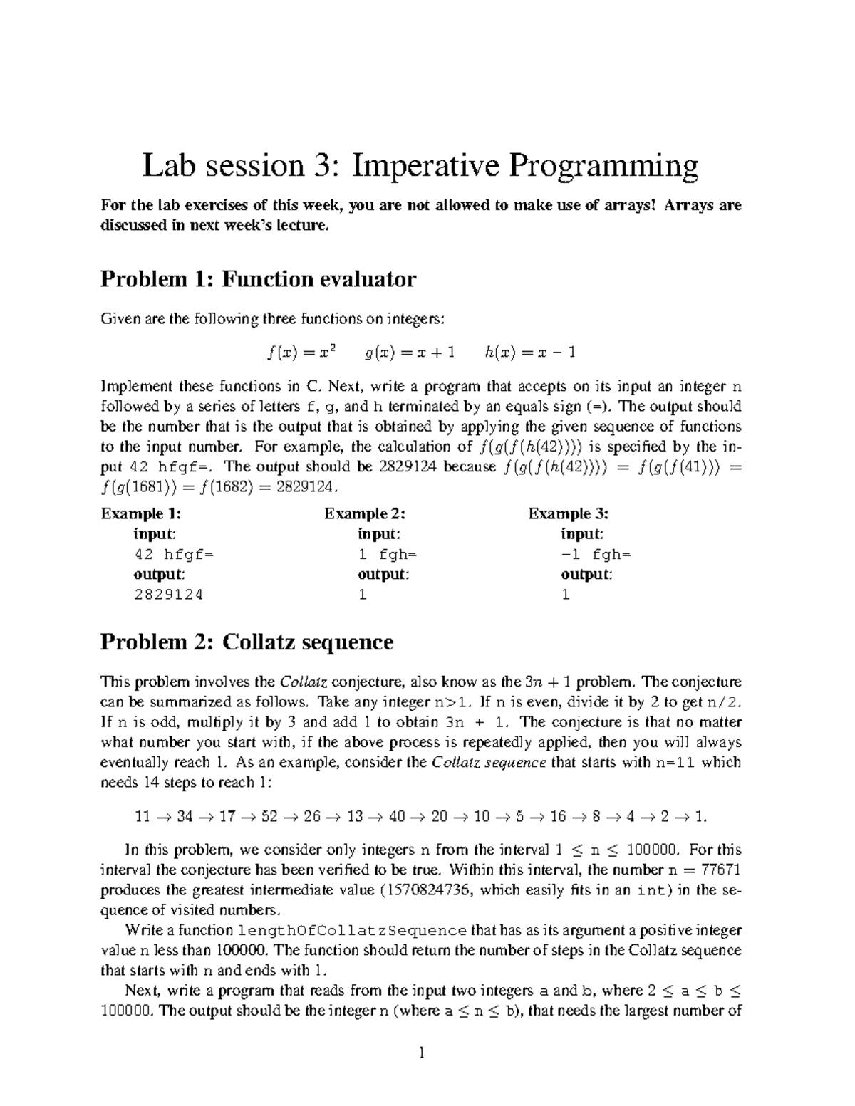 Imperative Programming 2016 Lab 3 Extra Text You Dickheads Like Seriously Descriptive My Ass