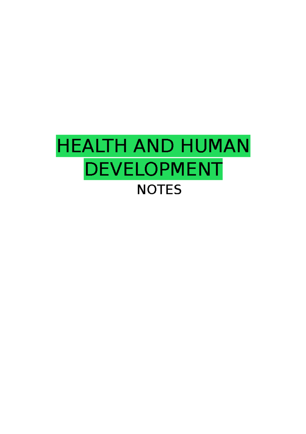Rishi HHD 3&4 Notes - VCE HHD unit 3/4 - HEALTH AND HUMAN DEVELOPMENT ...