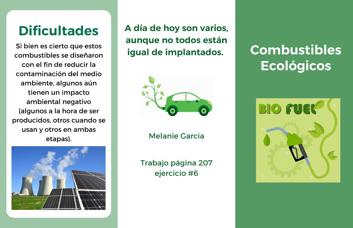 Combustibles ecológicos - Combustibles Ecológicos Melanie Garcia ...