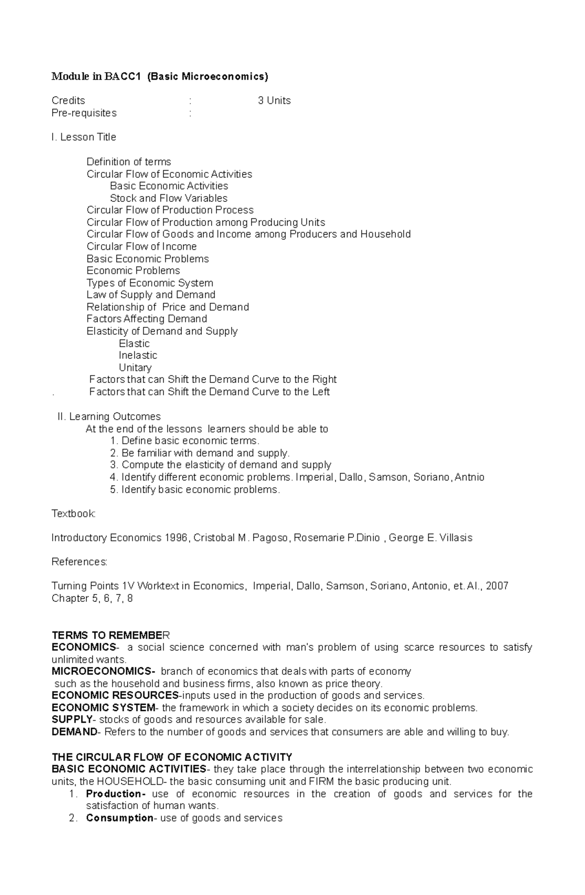 BACC1- Module- Prelim - Lecture notes 1-7 - Marketing Management - Studocu