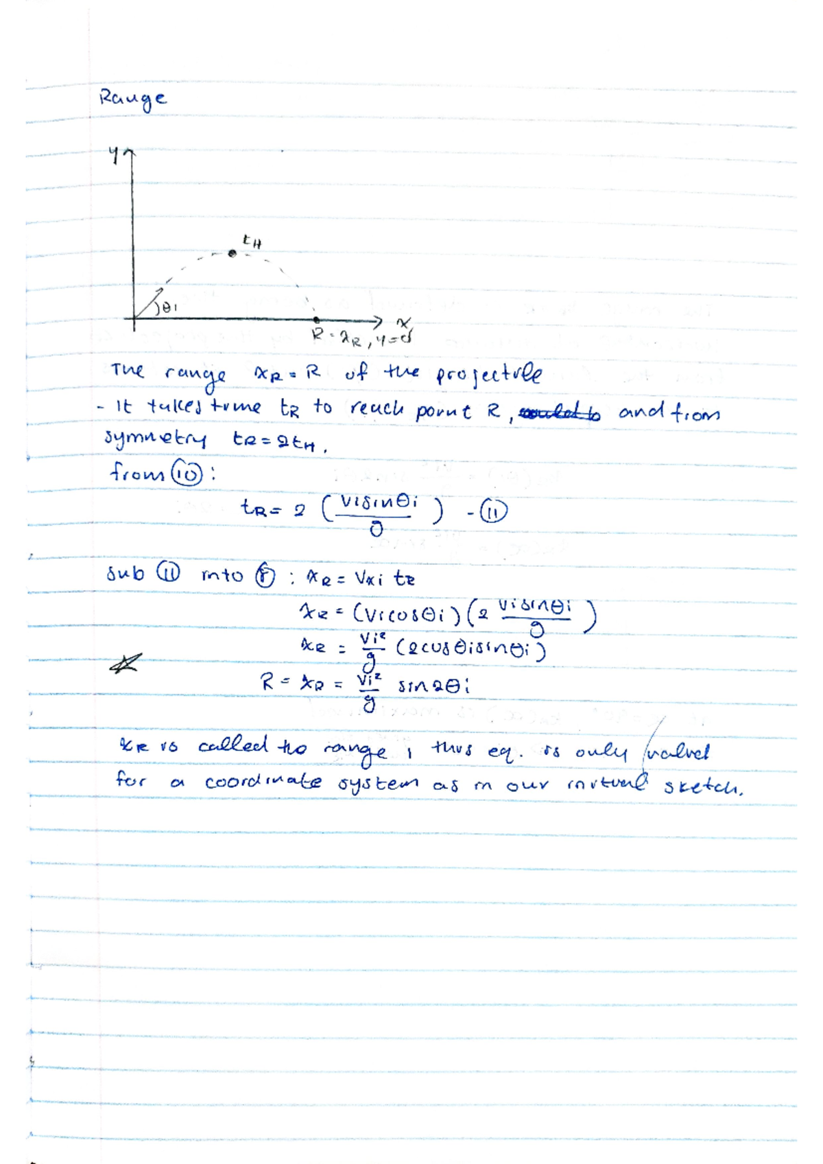 FSK 116 176 range formula - Rauge y tH 101 x R. XR, The range of the ...