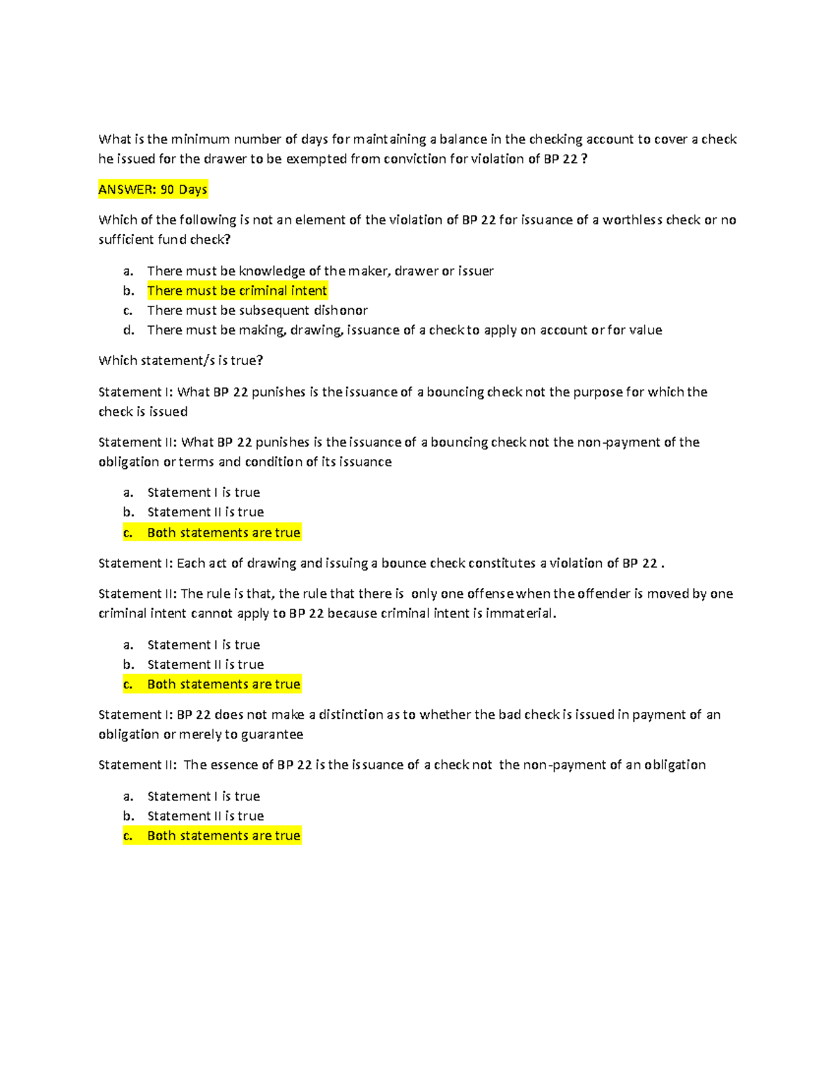 Anti Bouncing Check Review Questions - What is the minimum number of ...