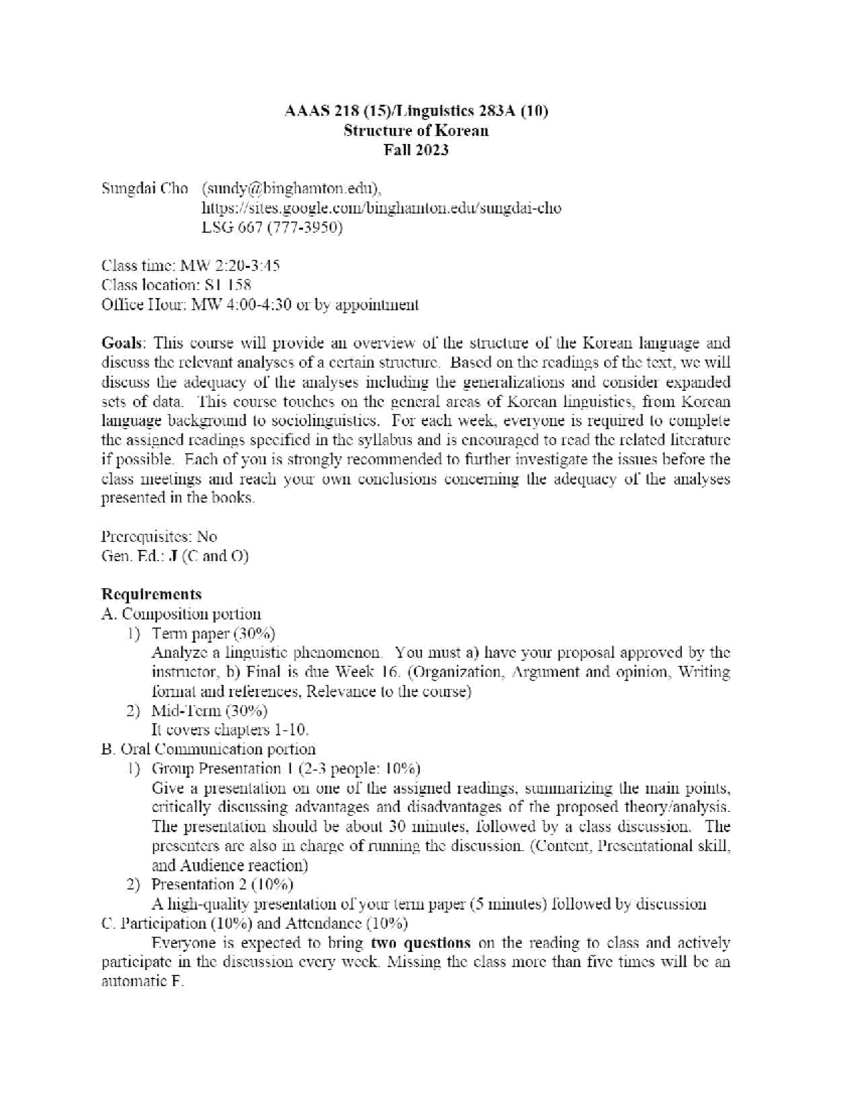 AAAS 218-01 Syllabus - ASTA 1800 - Studocu