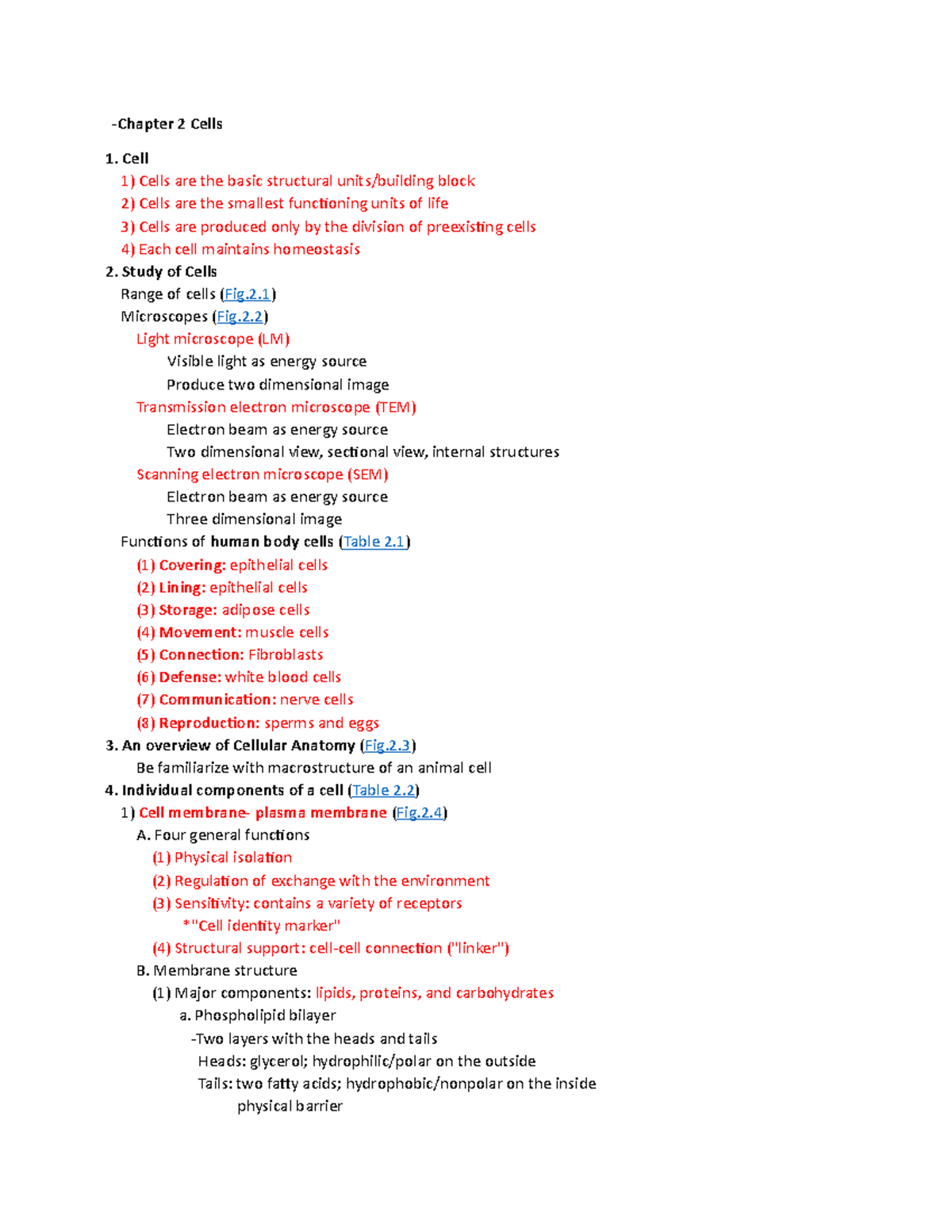 Chapter 2 Cells -Chapter 2 Cells Cell Cells are the basic structural ...