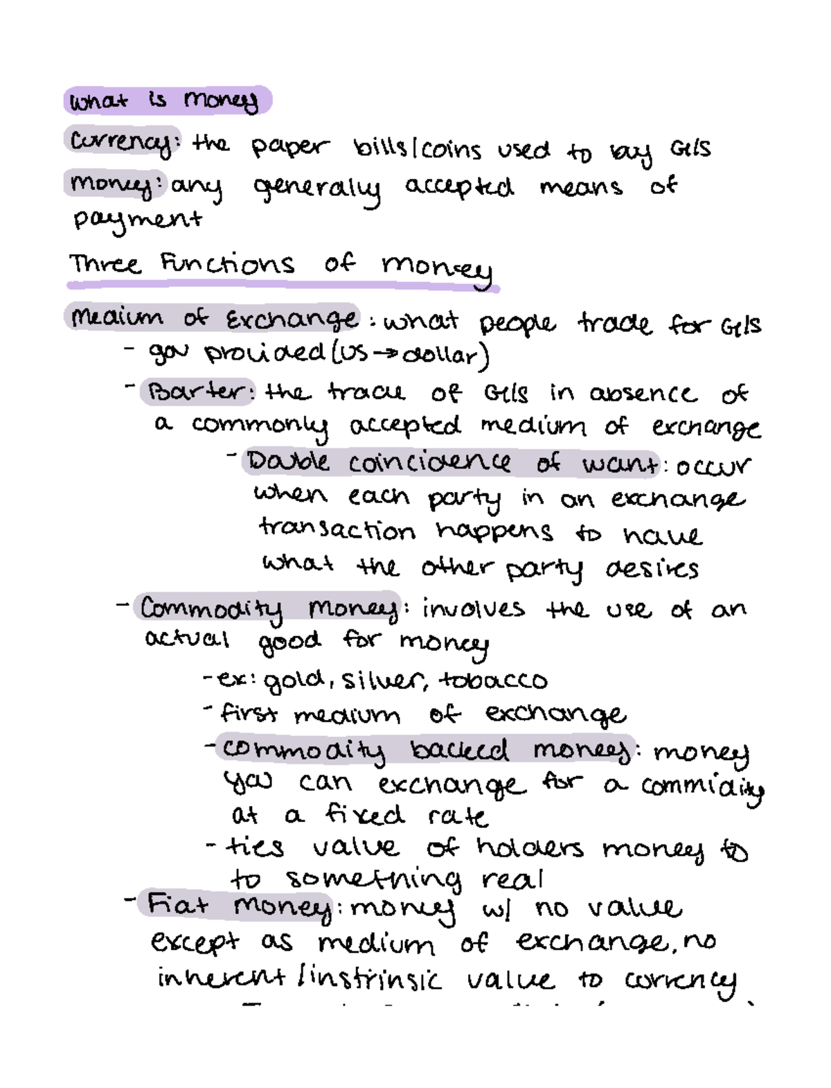 Chapter 17 - Money and the Federal Reserve - what is money currency the ...