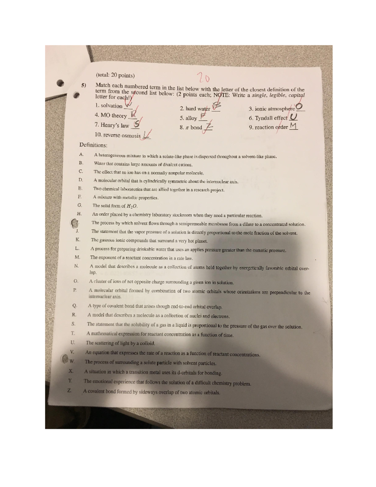 LG Gen Chem II Old Exam 1 - exam - CHEMUA126 - Studocu
