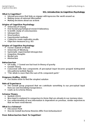 IB Psychology Sample SAQ Answers - Cognitive Approach - IB Psychology ...