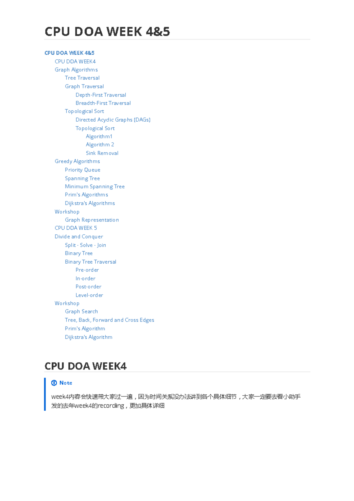 CPU+DOA+WEEK5-POST - COM20007 - CPU DOA WEEK 4& ####### CPU DOA WEEK 4& ####### CPU DOA WEEK ...