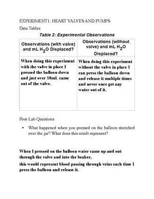 Experiment 1 Data Tables and Assessment(1)-1 - EXPERIMENT 1 ...