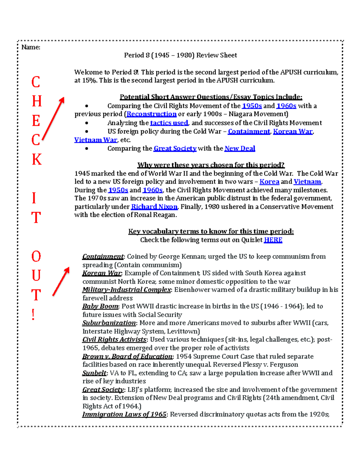 Apush 2022 Extra Credit Period-8-1945-–-1980-Review-Sheet - Name ...