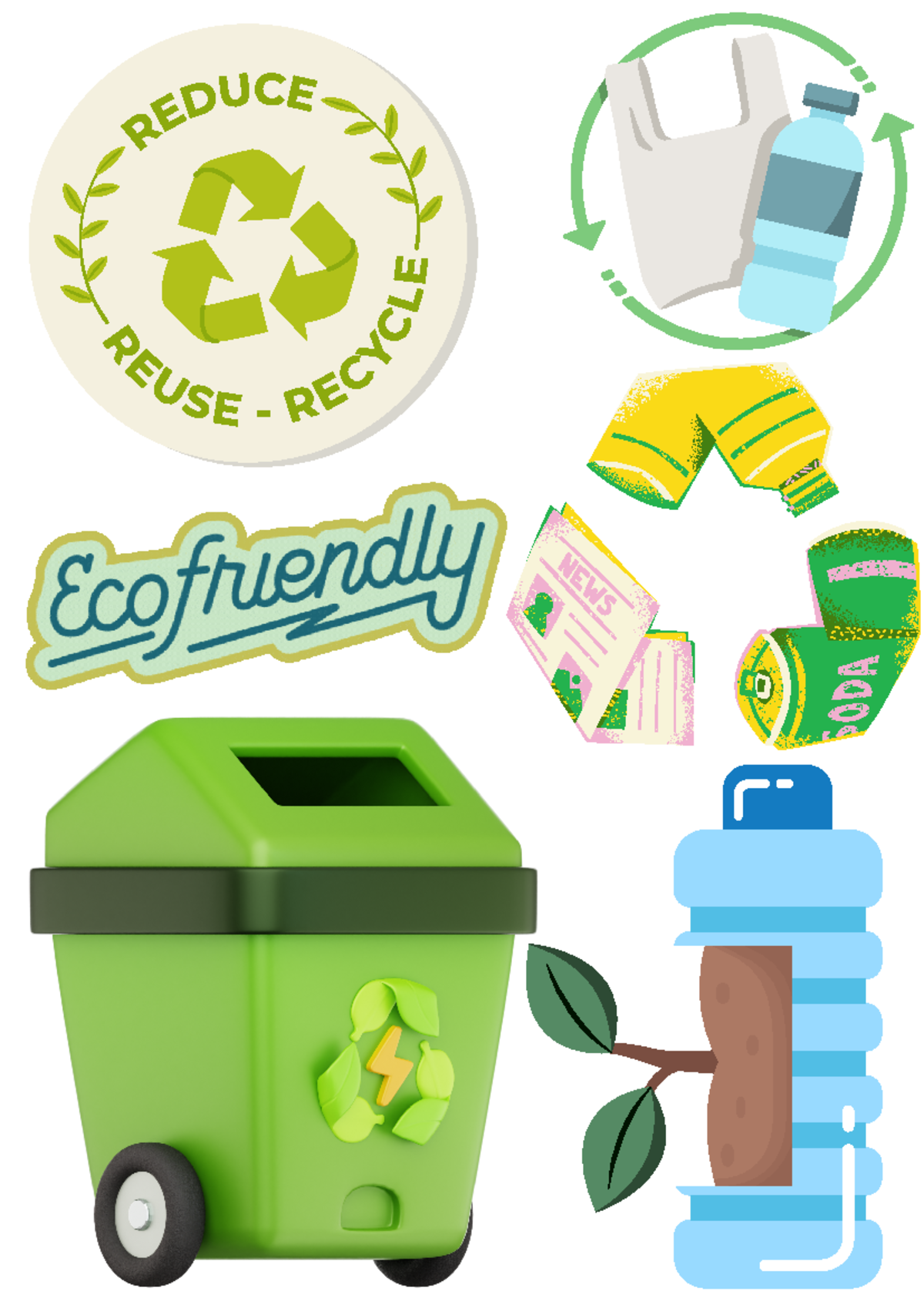 Reusar, Reutilizar Y Reciclar - violabilidad, persal social - REDUCE ...