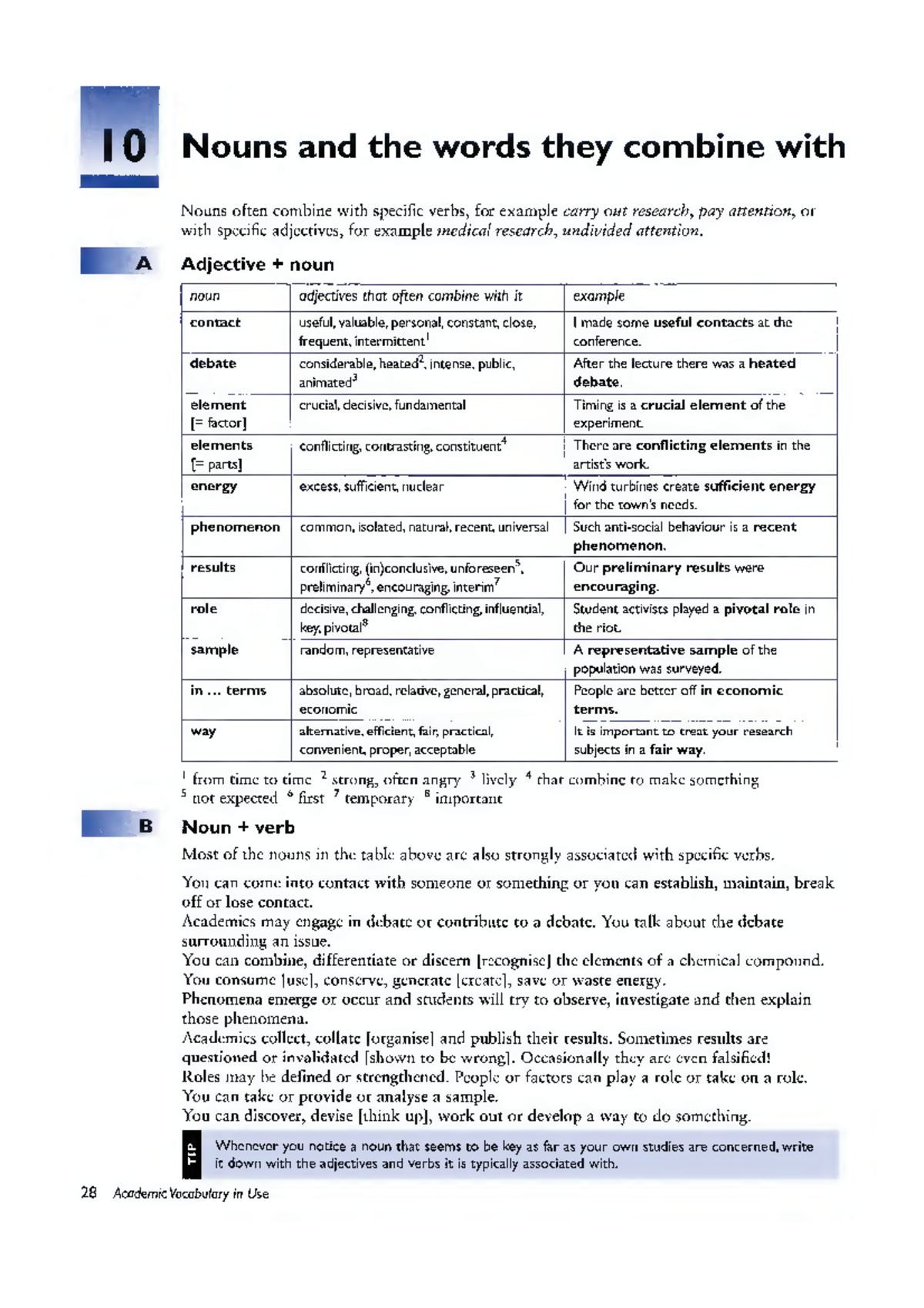 Academic Vocabulary in Use units 10 to 16 - Inglés I - Studocu