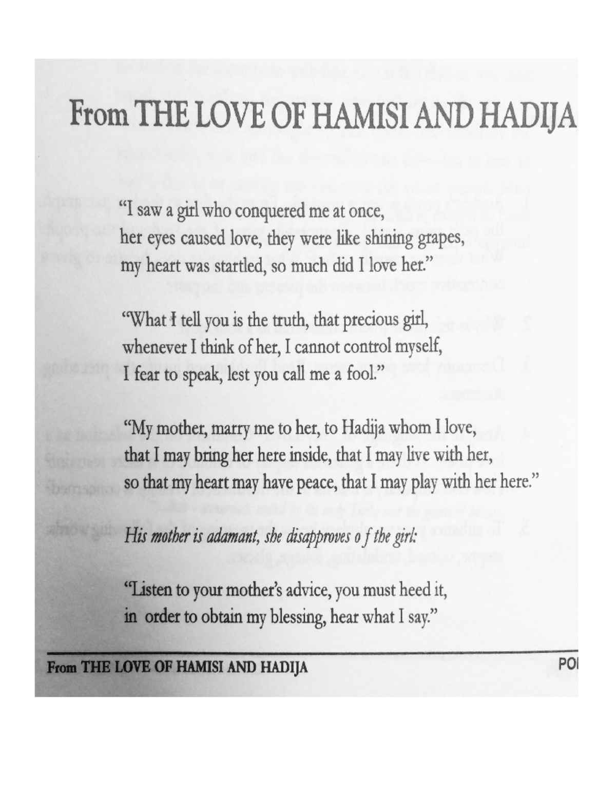 The Love of Hamisi and Hadija jpeg - Education - Studocu