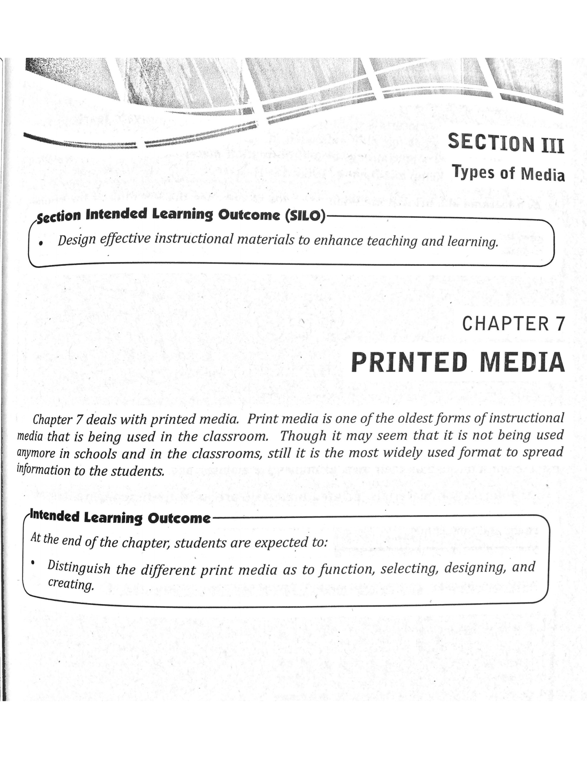 Chapter 7 Printed media - BSED English - Studocu