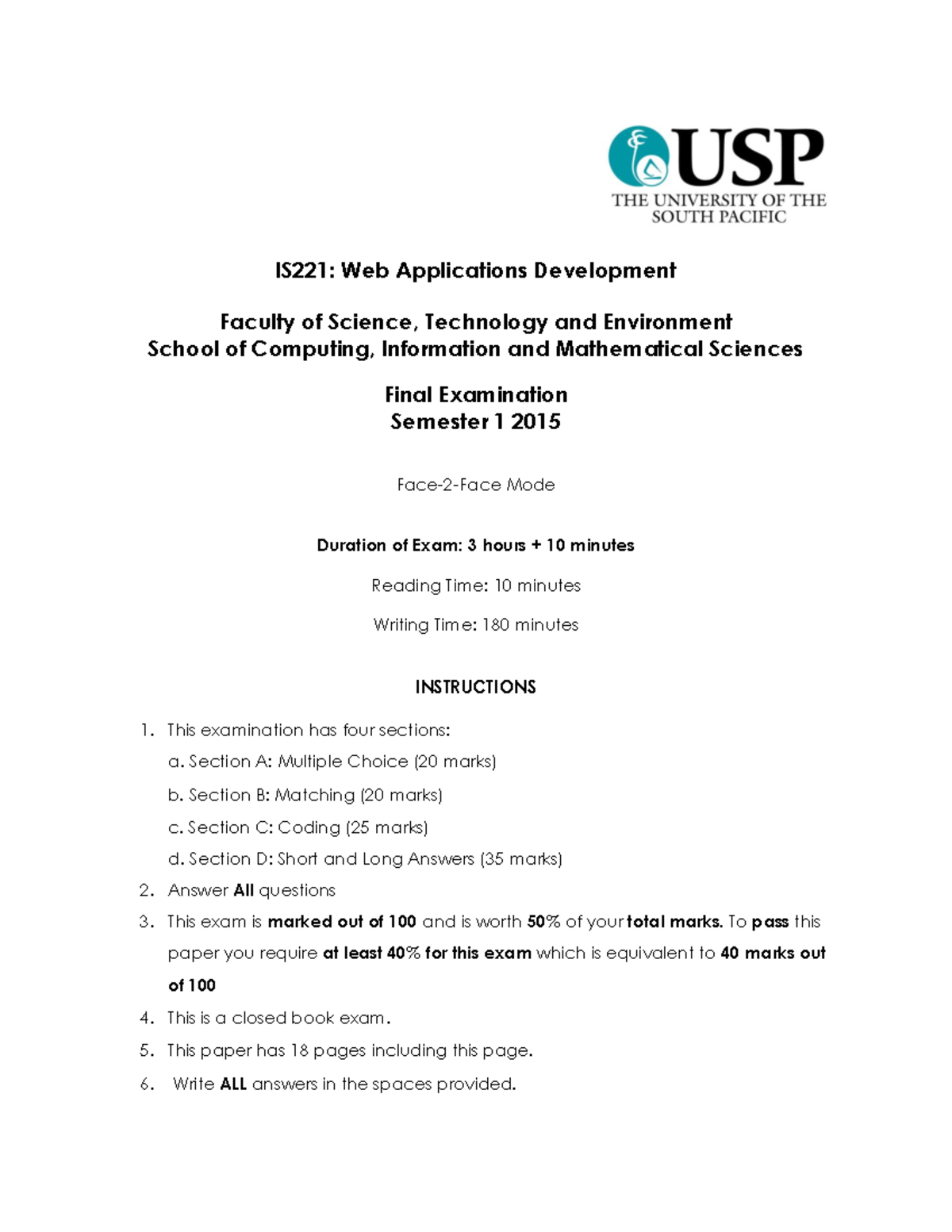 IS221 FE - IS221: Web Applications Development Faculty of Science ...