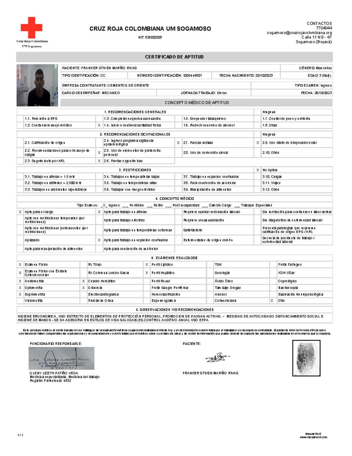 02. Mariño Rivas Franker Stiven - CERTIFICADO DE APTITUD PACIENTE ...