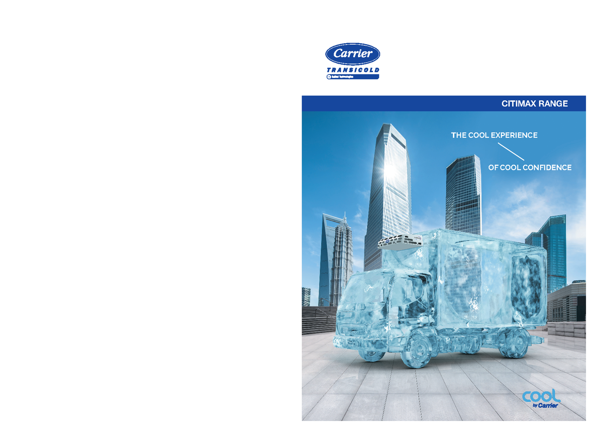 Citimax 280 China EN - CITIMAX RANGE THE COOL EXPERIENCE OF COOL ...