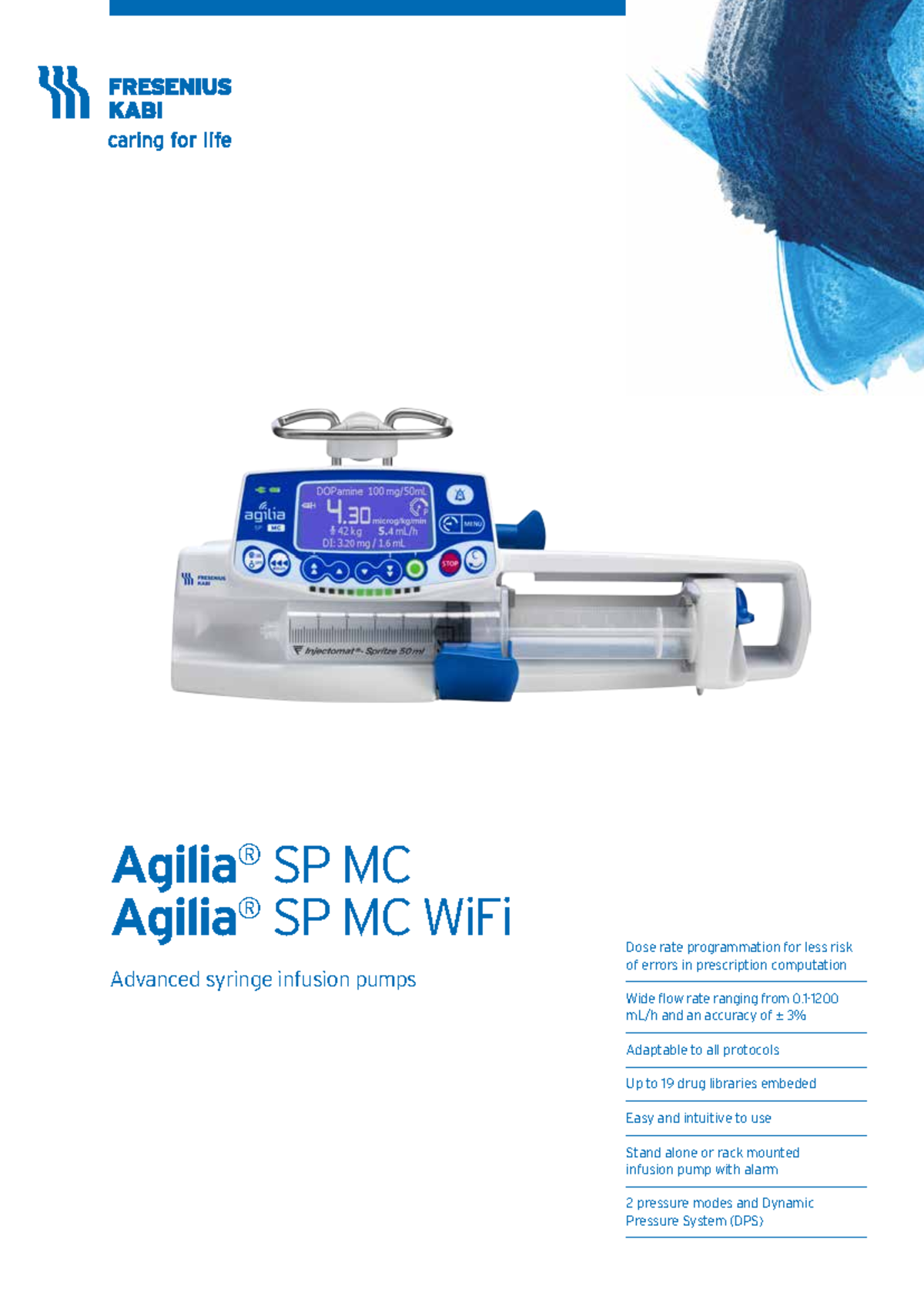Agilia SP MC brosjyre - Agilia ® SP MC Agilia ® SP MC WiFi Advanced ...