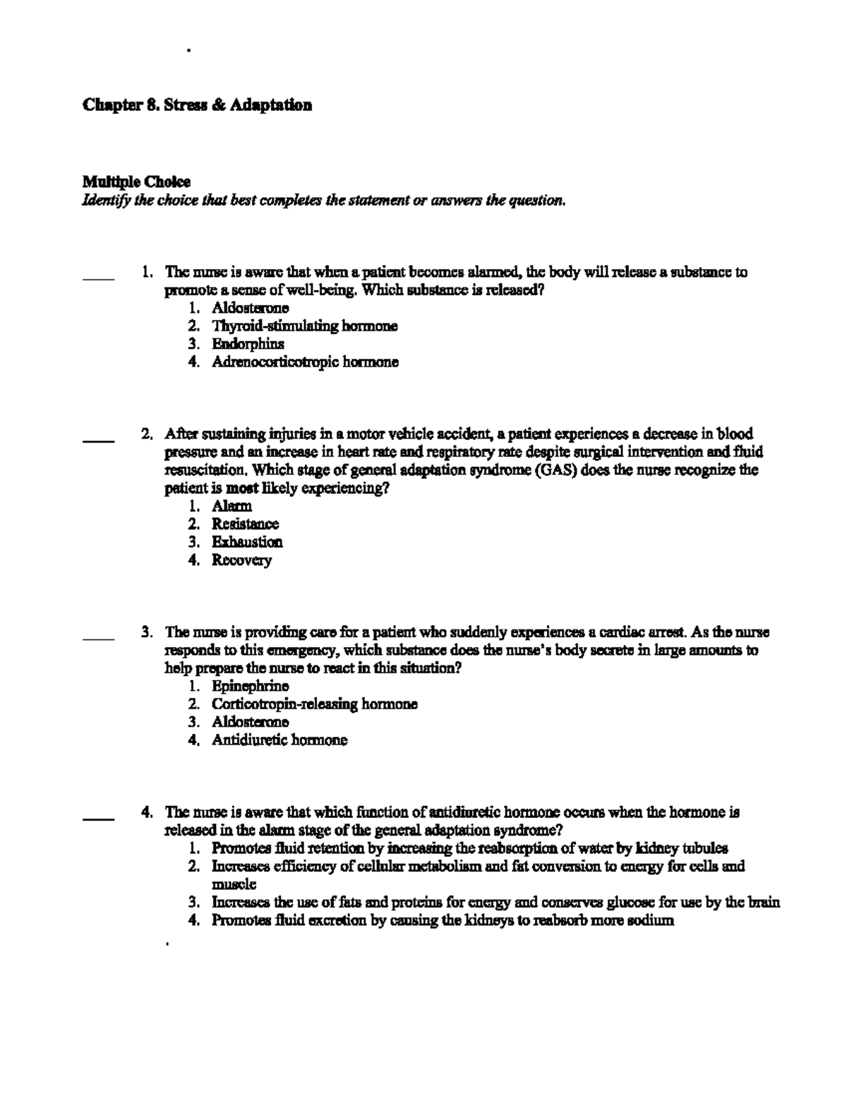 Ch 8 - exam review - BIOL 1334 - Studocu