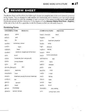 Medical Terminology Chapter 2 Review - up down above below between ...