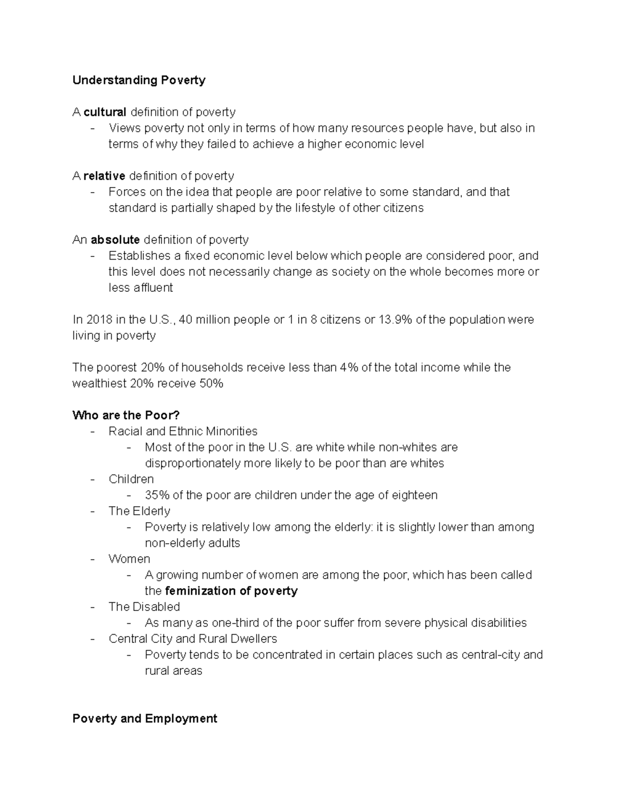Understanding Poverty - , 40 million people or 1 in 8 citizens or 13% ...
