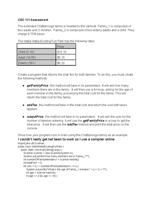 Methods Lab-Part 1 - Methods Lab Write a Java method called greetUser that prints a personalized ...