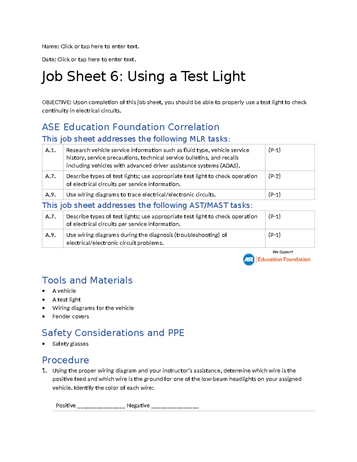 9780357766446 Hollembeak SM Job Sheet 06 - Name: Click or tap here to ...