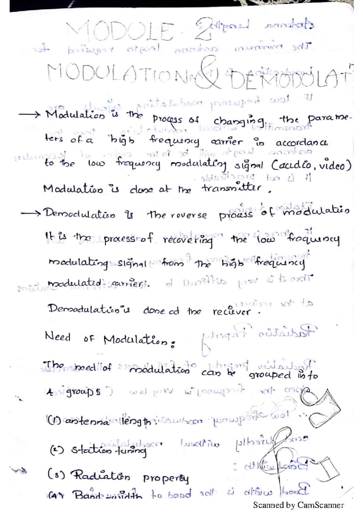CE Module 2 - Communication engineering note Helpfull for quick study ...