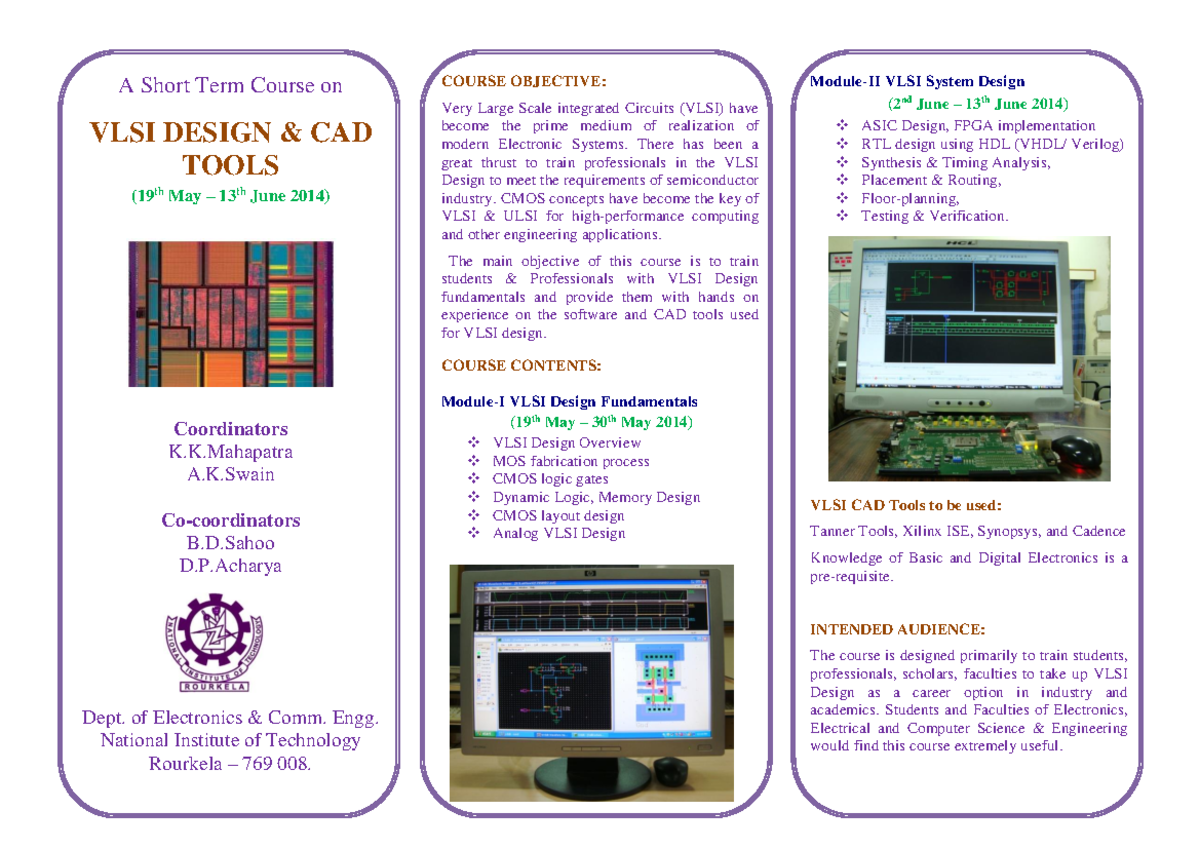 2004 2017114240132 B - Thank you - A Short Term Course on VLSI DESIGN ...