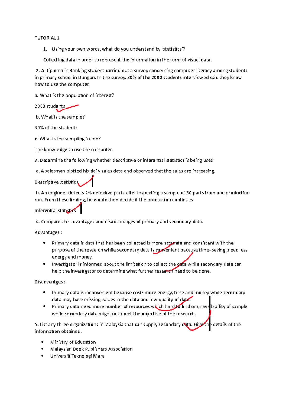 Tutorial 1 :Practice for daily exercise - TUTORIAL 1 Using your own ...