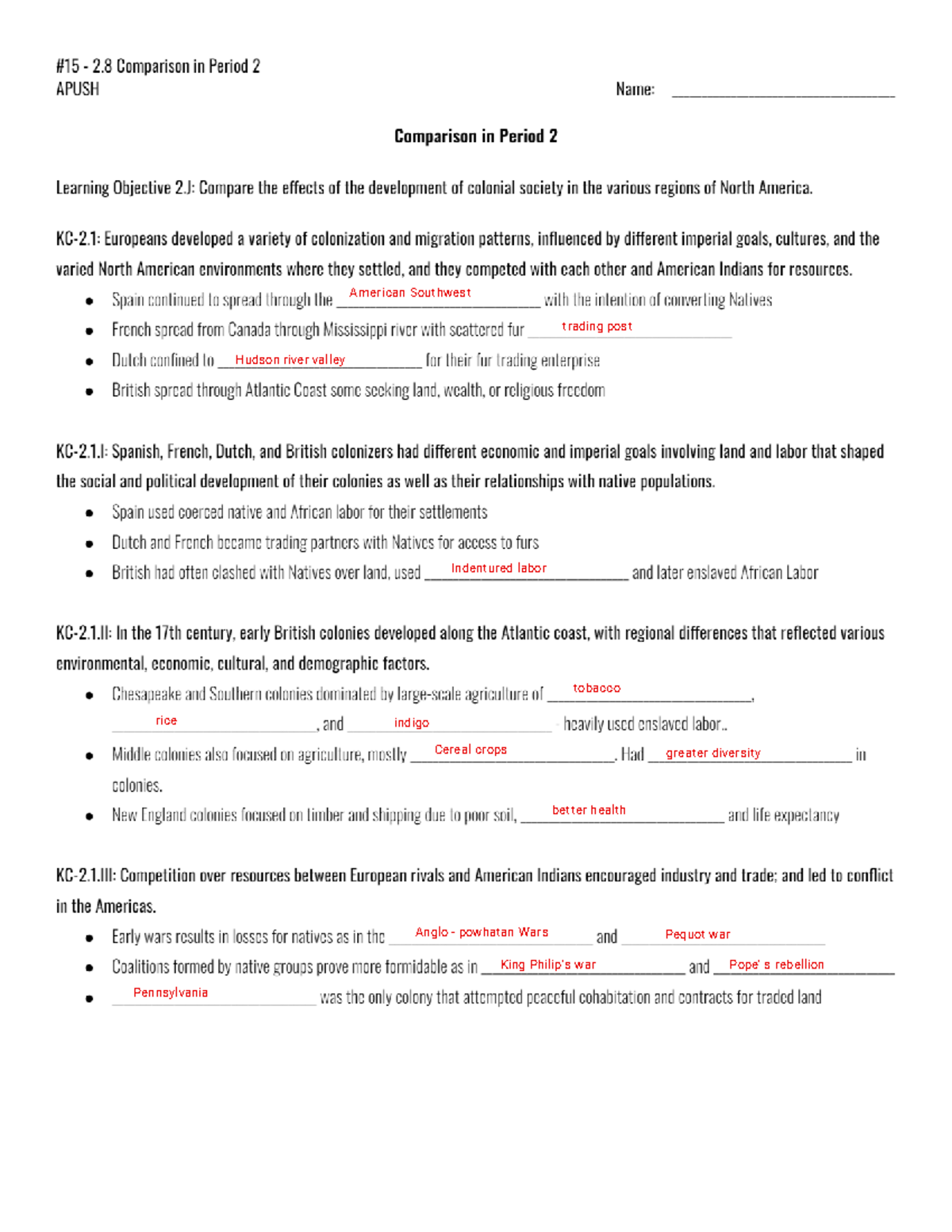 #15 - 2.8 Comparison in Period 2 - [ Updated]+#15+-+2 - APUSH Name ...