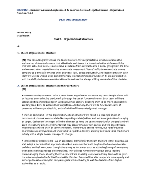 C432 Task - Passed, no revision - C432 – Healthcare Management and ...