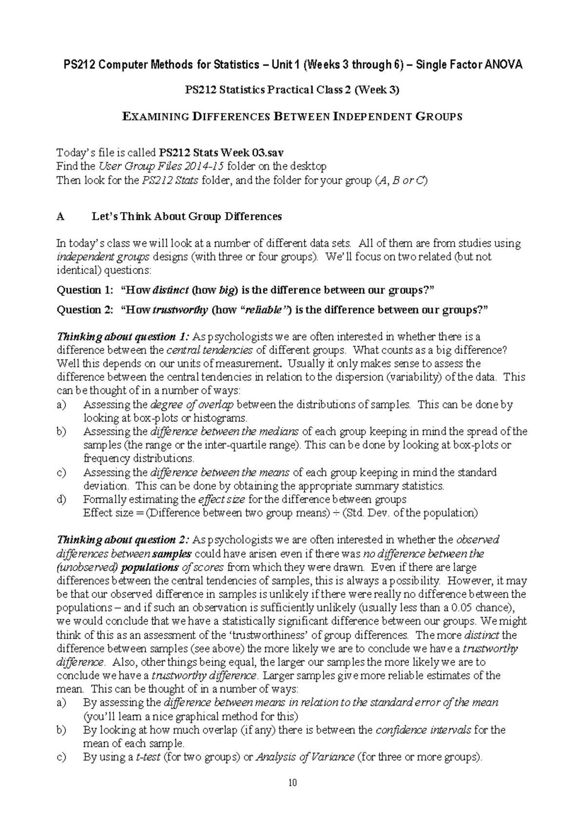 PS212 Wkshp Unit02 week3-6 2014-15 - PS212 Computer Methods for ...