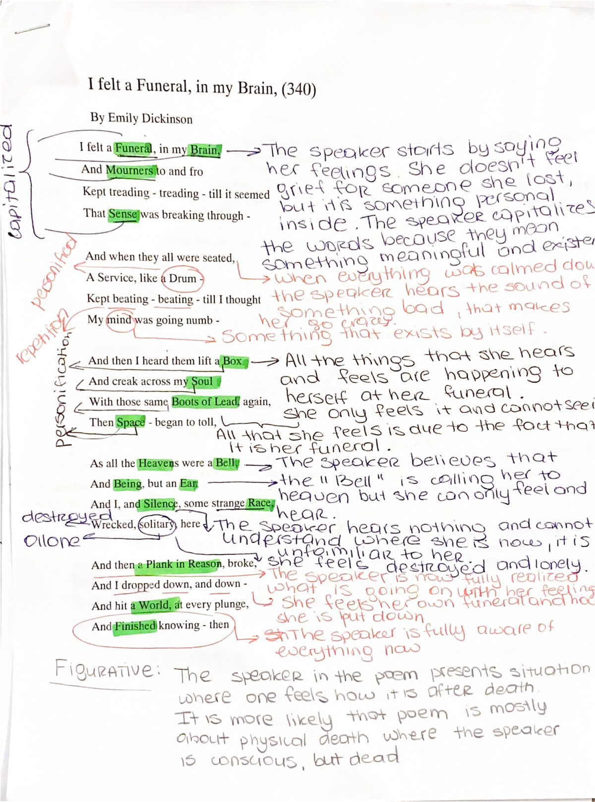 Poem III - good - ENGL 101 - Studocu