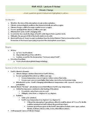 RNR 4015- Lecture 7 Notes - RNR 4015: Lecture 7 Notes Habitat ...