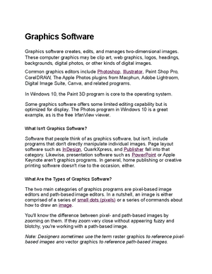 Interactive and Passive Graphics - , the user cannot make any change in ...