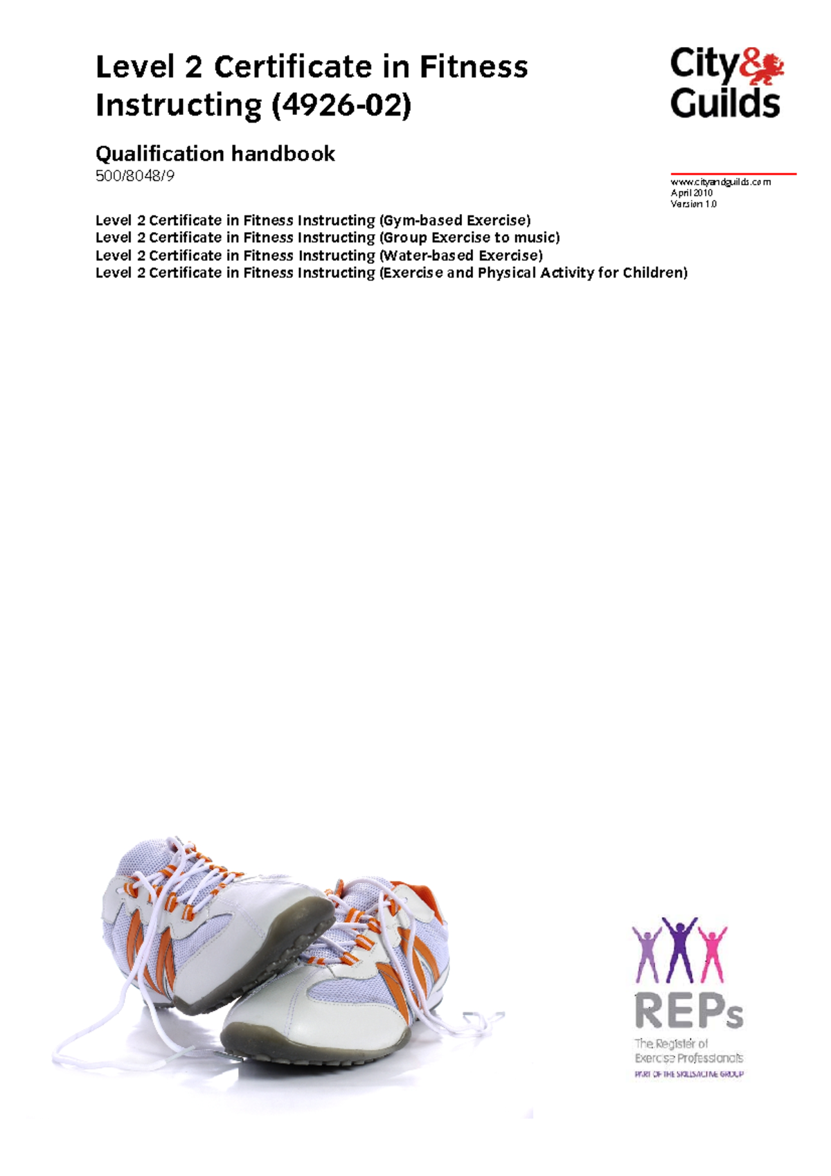 4926-02 L2 Certificate Qualification handbook v1 - Level 2 Certificate ...