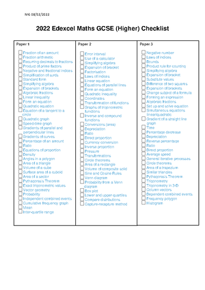 Maths Y10-11 Foundation Formulae Sheet - GCSE 9-1 MATHEMATICS FORMULAE ...