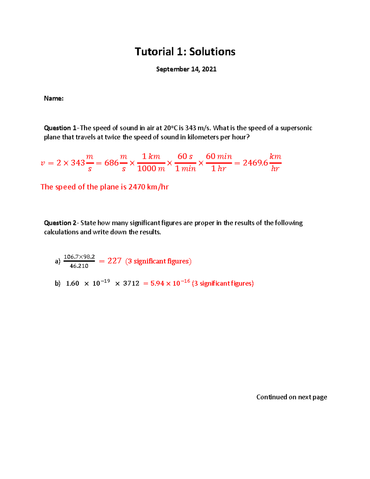 Tutorial 1-Solutions with Questions hahah - Tutorial 1: Solutions ...
