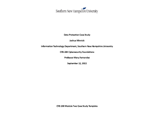 CYB 310 7-2 Project Three Submission Joshua Minnick - 7 – 2 Project ...