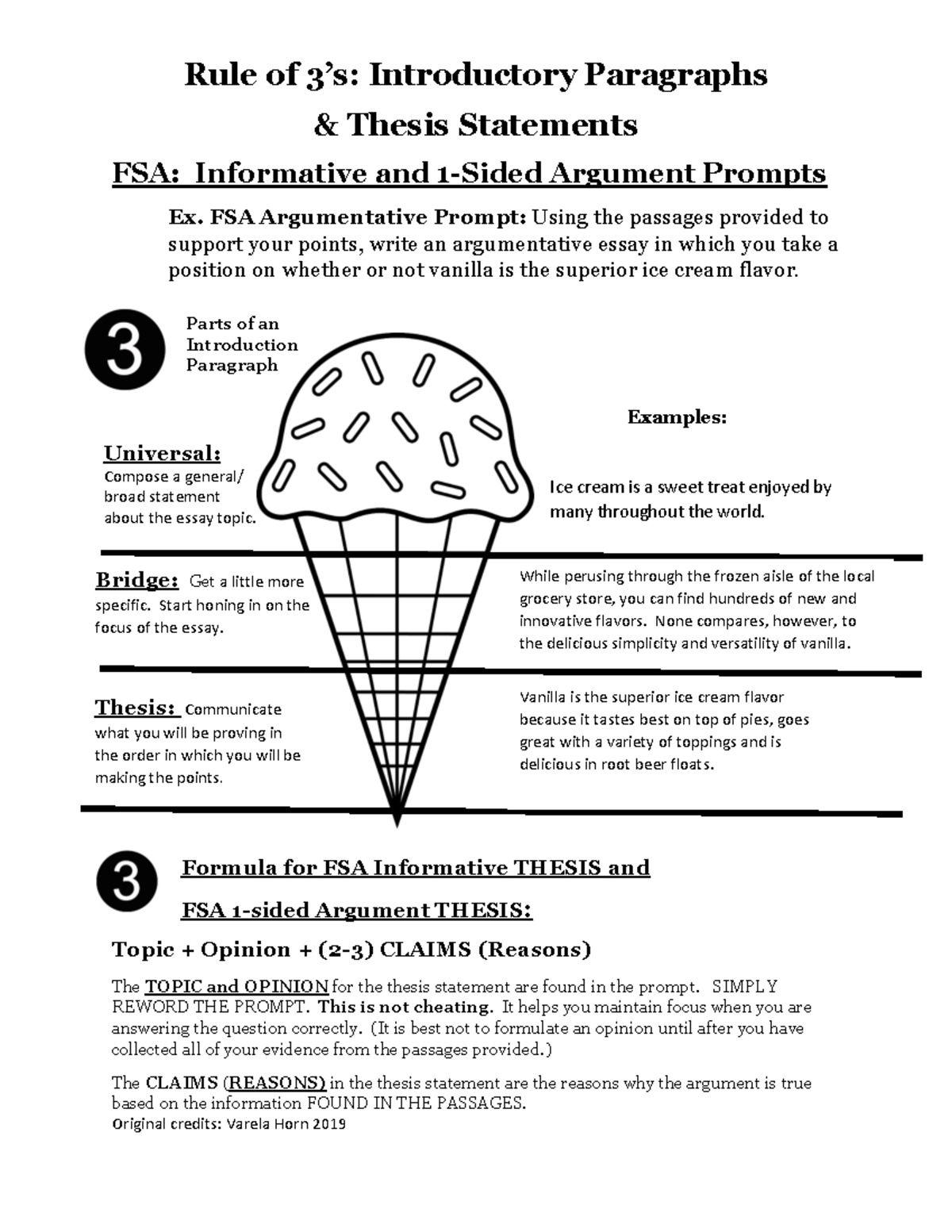 AICE EGP Revised Intro Paragraphs- ice cream handout Kline 2019-2020 ...