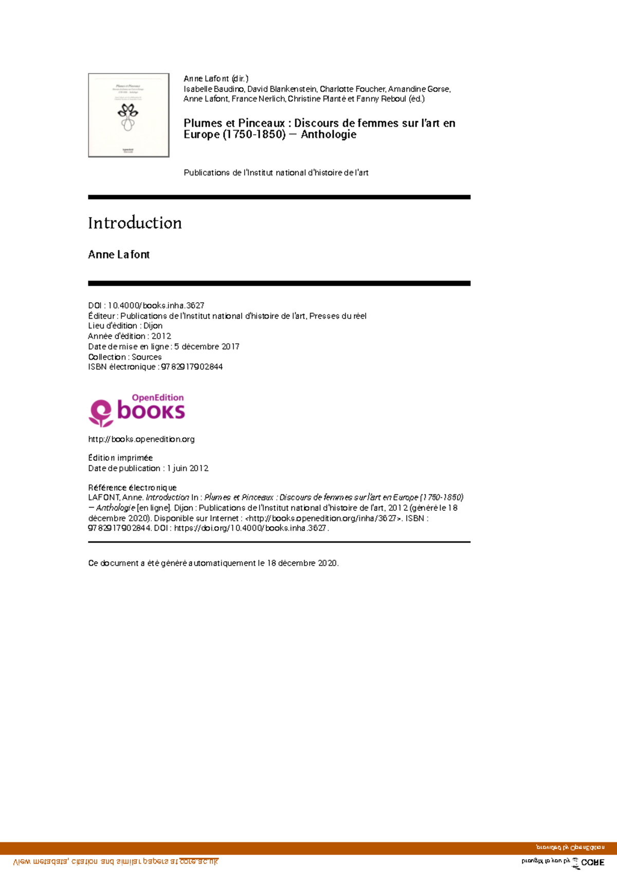 430359292 - Histoire - Anne Lafont (dir.) Isabelle Baudino, David ...