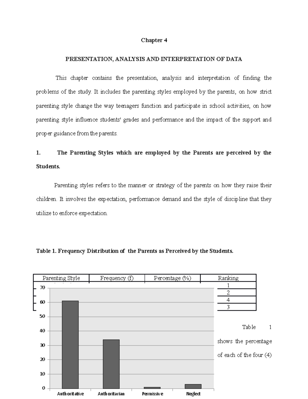 Res 8 - reviewer lecture - Chapter 4 PRESENTATION, ANALYSIS AND ...