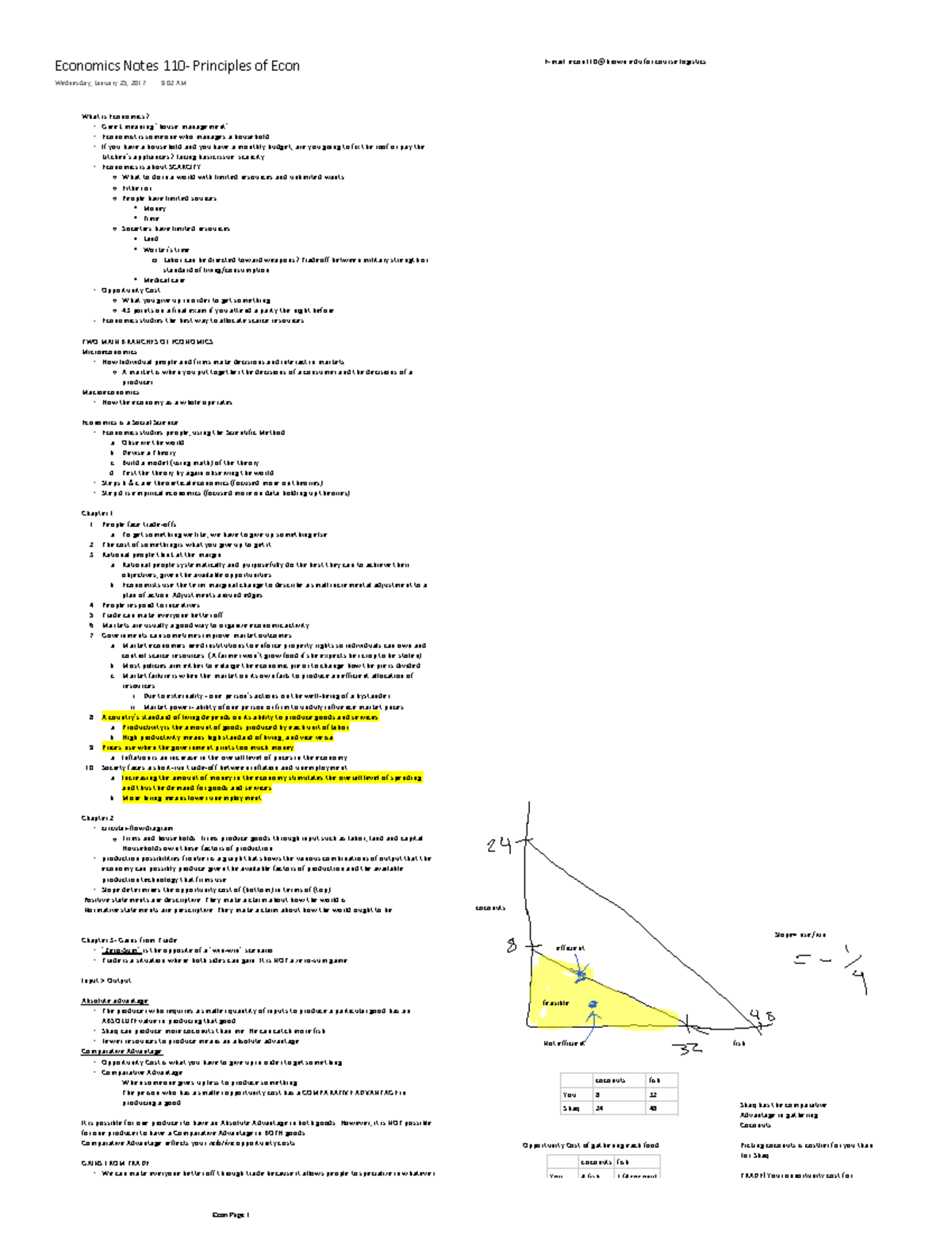 Economics Notes 110- Principles of Econ - Warning: TT: undefined ...